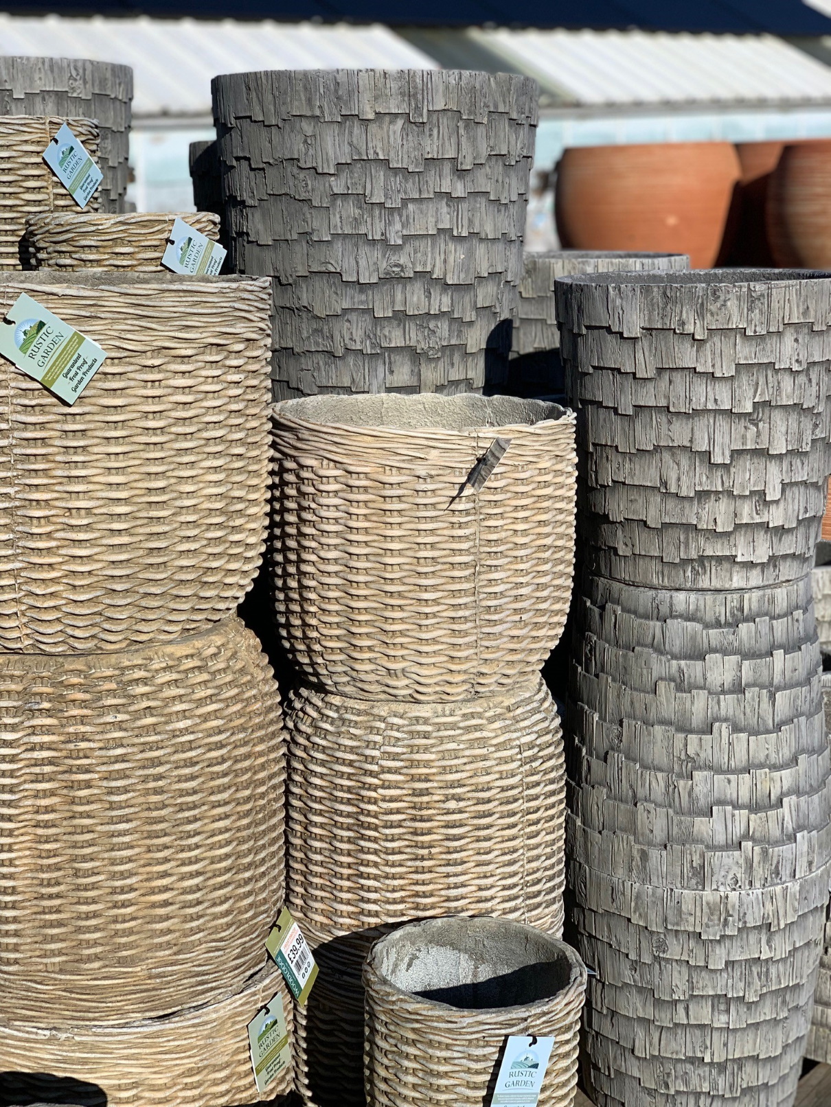 Pots at Trevena Cross - choose from a very wide range